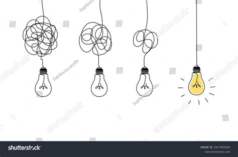 One Continuous Line Drawing Tangled Scribble Stock Vector Royalty Free 2517455203 Shutterstock