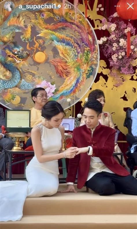 ชื่นมื่น เมย์ พิชญ์นาฏ บิ๊ก อัครวัชร เข้าพิธีแต่งงาน ไทย จีน สวยสง่างดงามอลังการสุดๆ