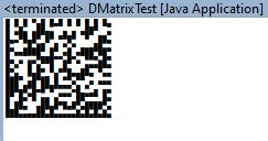 Create UTF Data Matrix Barcode Using Eclipse For Java