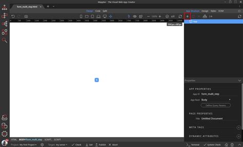 Wappler Documentation Creating Multi Steps Forms