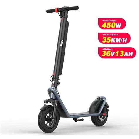 HX X11 Trottinette Électrique pliable 13AH 450W 35 KM H 10 pouces APP