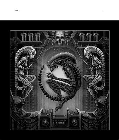 Hr Giger Tribute Illustration On Behance