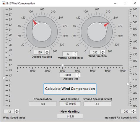 Wind Compensation Calculator V Rd Party Apps Utilities Tools And Other Content IL
