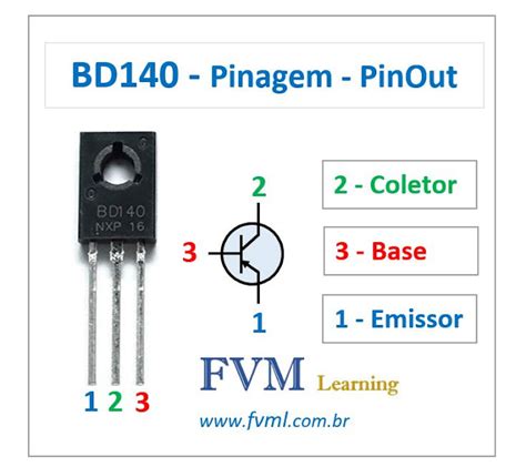 Pinagem Pinout Transistor Pnp Bd140 Características Fvml