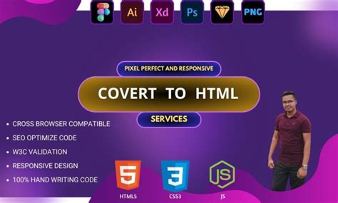 Create Responsive Html Designs From Figma Ai Xd Files By Topansarker Fiverr