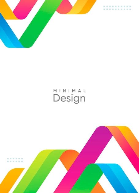 Premium Vector Color White Minimal Background Design