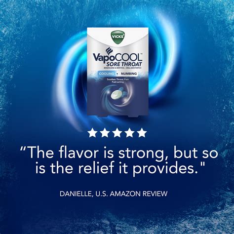 Vicks Vapocool Sore Throat Drops With Benzocaine Menthol 48 Off