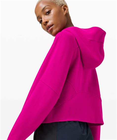 Lululemon Scuba Oversized 1 2 Zip Hoodie Ripened Raspberry Lulu