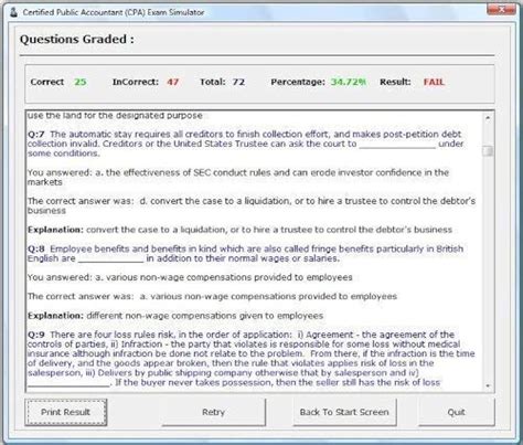 Cpa Exam Questions