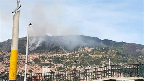 Fotos Reportan Incendio Forestal En Parte Alta De Aranjuez Minuto30