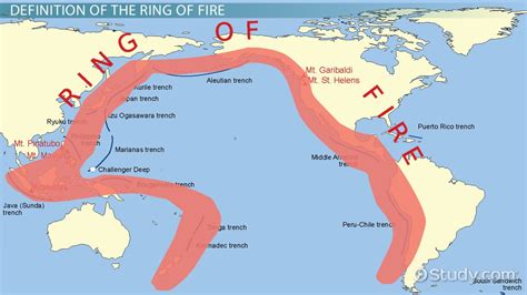 Countries In The Ring Of Fire Map United States Map
