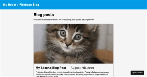 Ashleemboyerreact Firebase Blog Starter Codesandbox