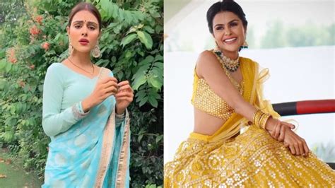 Bigg Boss 16 Contestant Priyanka Choudhary Looks Elegant In Ethnic
