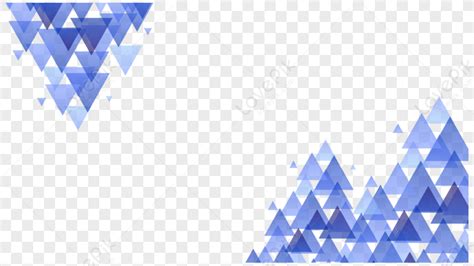 삼각형 모양 추상 기하 경계 파란색 비즈니스 창의푸른기하변하 Png 일러스트 무료 다운로드 Lovepik