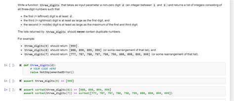 Solved Write A Function Three Digits That Takes As Input Chegg