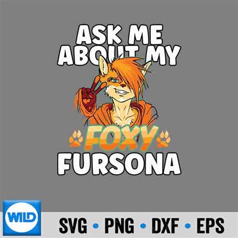 Fox Furry Suit Svg Cartoon Fox With Cute Furry Fersona Fursuit Furry Svg Wildsvg