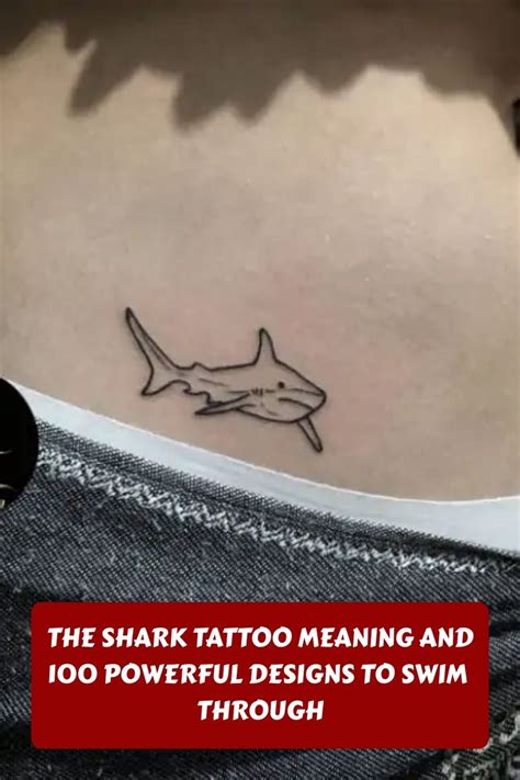 Shark Swimming Tattoo Meaning For Women Power Freedom And Inner Strength