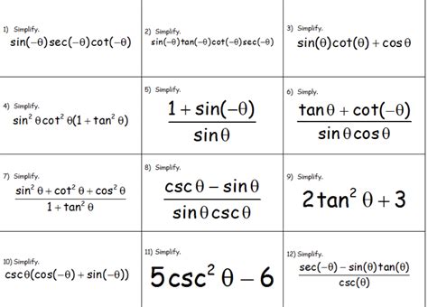 Solved 1 Simplify 3 Simplify Chegg