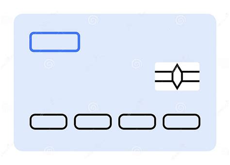 Light Blue Card With Blue Rectangle Black Rectangles And Geometric Shape On Right Side Stock