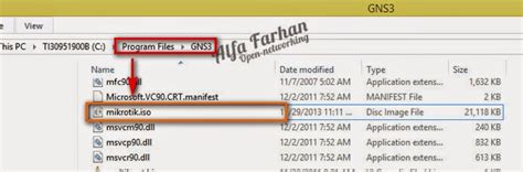 Belajar GNS3 2 Install MikroTik Di Qemu GNS3 Open Networking