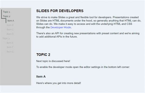 Html Table Of Contents Sidebar Using Css And Js Frontendscript