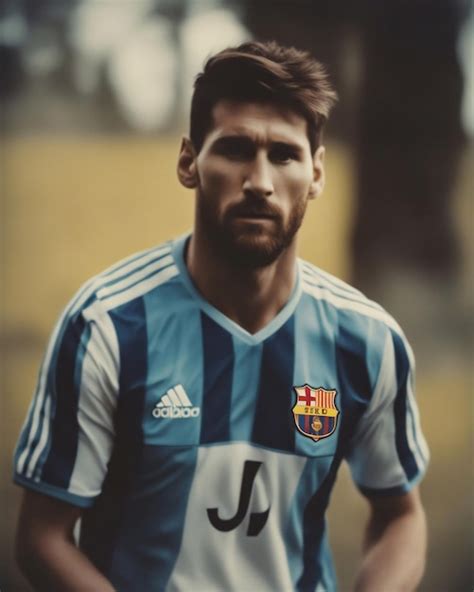 Premium Ai Image Lionel Messi Barcelona Old Picture