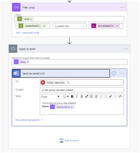 Create New Group Alert Using Power Automate