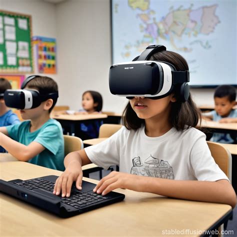 Smart Class In Elementary School Stable Diffusion Online