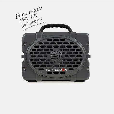 Turtlebox Outdoor Speaker Original Gen 3 Gray Premier Tackle
