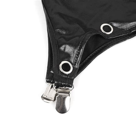 Lady Sexy Black Faux Leather Lingerie 1000 Sexy Lingerie Free