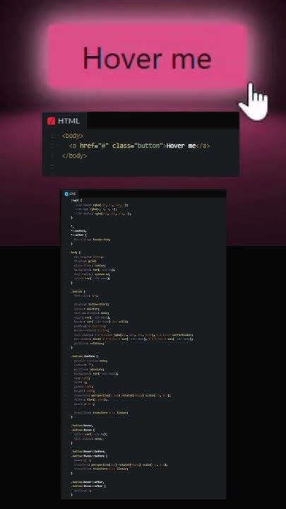 Animated Button In Html And Css Coding Cssanimation Shorts Youtube