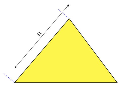 Geometry How To Add The Scale At One Side Of A Triangle TeX LaTeX Stack Exchange