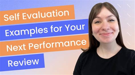 Self Evaluation Examples For Performance Review