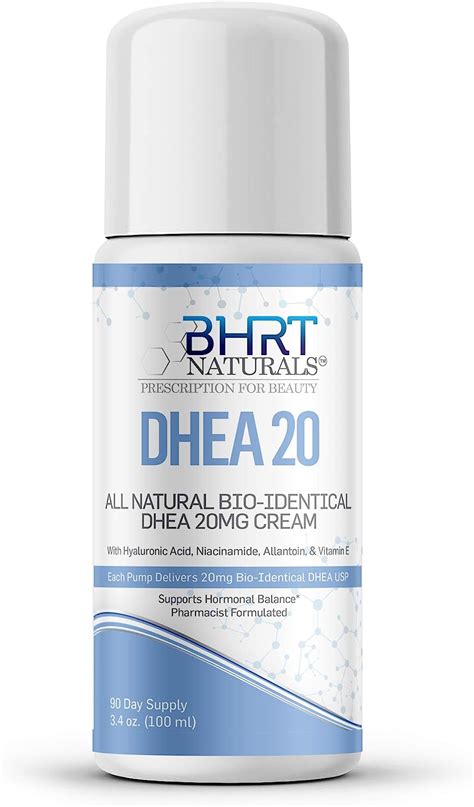Buy Dhea Cream 20mg For Men And Women Bioidentical Dhea Usp Natural