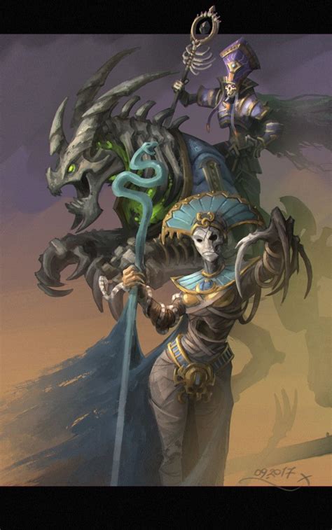 Artstation Tomb Kings Heroes Stoyan Stoyanov Tomb Kings Warhammer