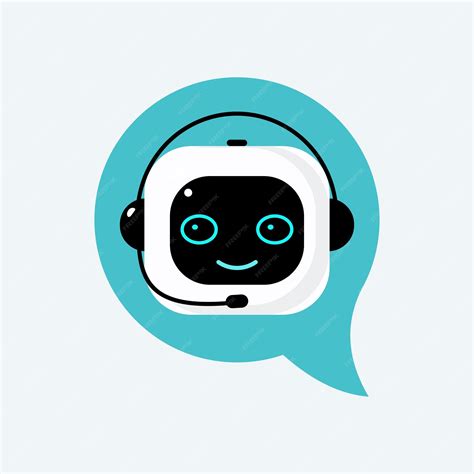 Premium Vector Robot Icon Chat Bot Sign For Support Service Concept Chatbot Character Flat Style