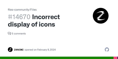 Incorrect Display Of Icons · Issue 14670 · Files Communityfiles · Github
