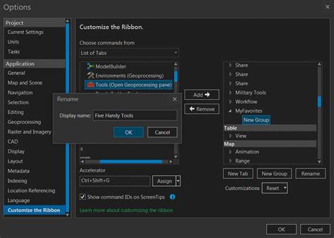 Arcgis Pro Customizations In No Time With No Code Summer Arcuser