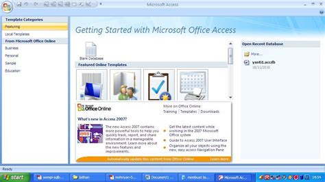 Berbagi Bersama Belajar Sql Basic Di Ms Access 2007