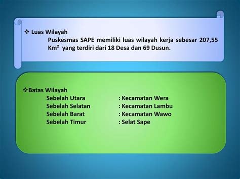 Selayang Pandang Puskesmas Sape Pptx