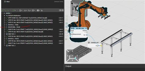 Stop Conveyor With A Signal Robot Programming Visual Components