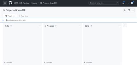 Tutorial Tableros De Proyecto En GitHub