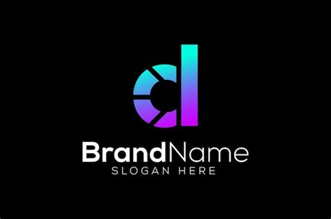 Premium Vector Letter D Tech Logo Design Vector Template