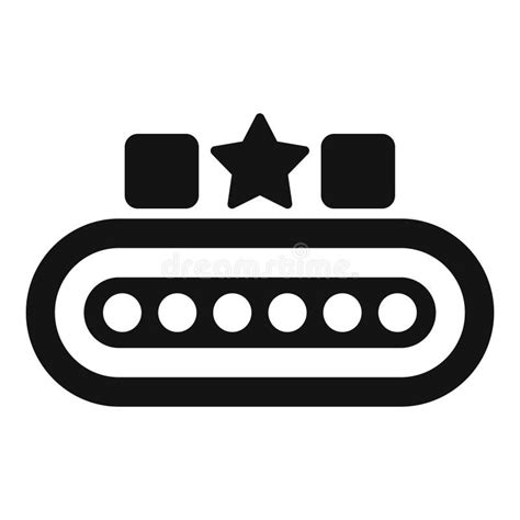 Black Icon Of Video Game Console Controller Stock Vector Illustration