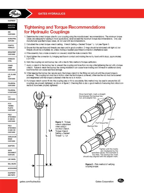 Coupling Torque Recommendations Pdf Nut Hardware Torque