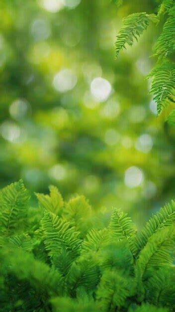 Premium Photo Nature Green Bokeh Effect