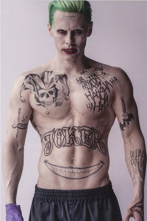 Suicide Squad Jared Letos Joker Tattoos Explained