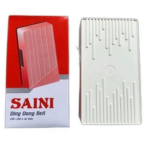White Saini Ding Dong Electronic Door Bell Home At ₹ 110 In Nashik