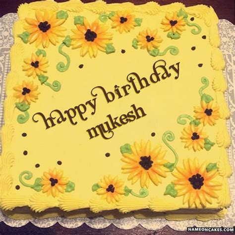 Happy Birthday Mukesh Cake Images