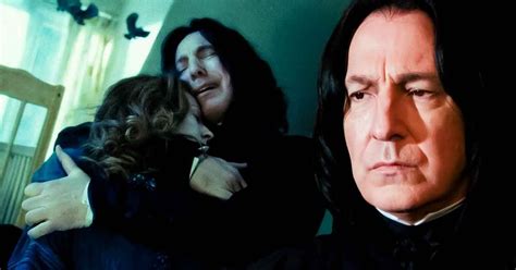 Alan Rickmans Snape Sent A Coded Message To Harry Potter Saying How